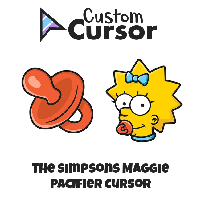 The Simpsons Maggie Pacifier cursor – Custom Cursor