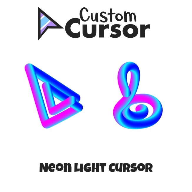 Neon Light cursor – Custom Cursor