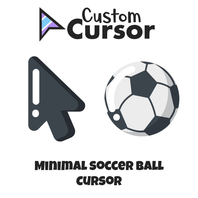 Minimal Soccer Ball cursor – Custom Cursor