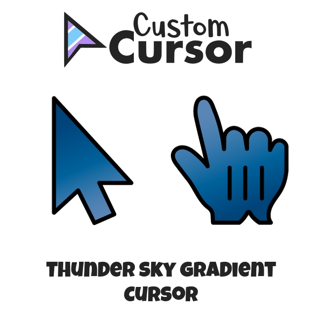Thunder Sky Gradient cursor – Custom Cursor