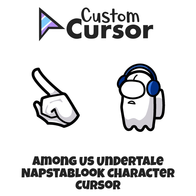 Among Us Undertale Napstablook Character Curseur – Custom Cursor