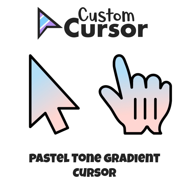 Pastel Tone Gradient cursor – Custom Cursor