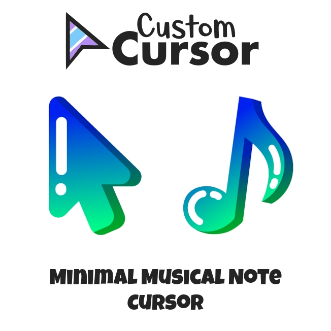 Minimal Musical Note cursor – Custom Cursor