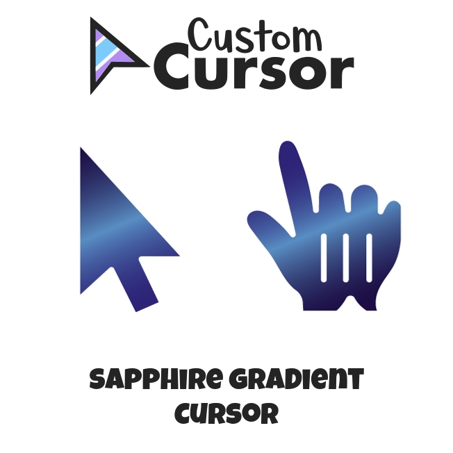 Sapphire Gradient cursor – Custom Cursor