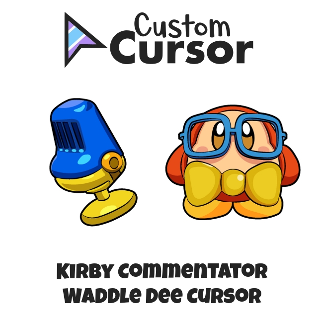Kirby Commentator Waddle Dee cursor – Custom Cursor