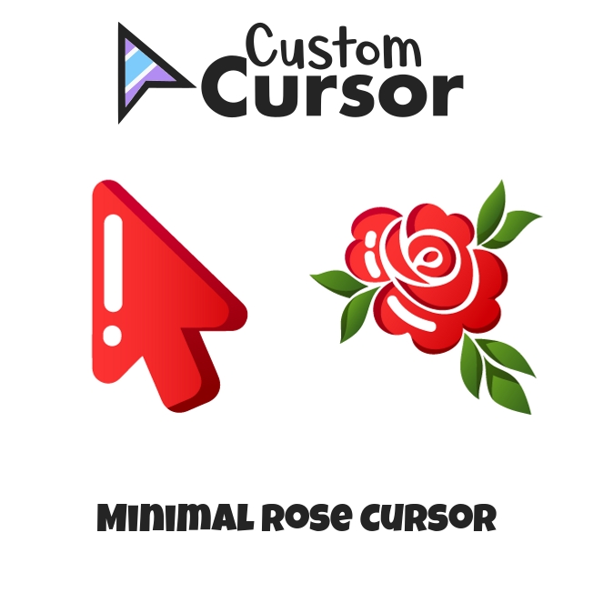Minimal Rose cursor – Custom Cursor