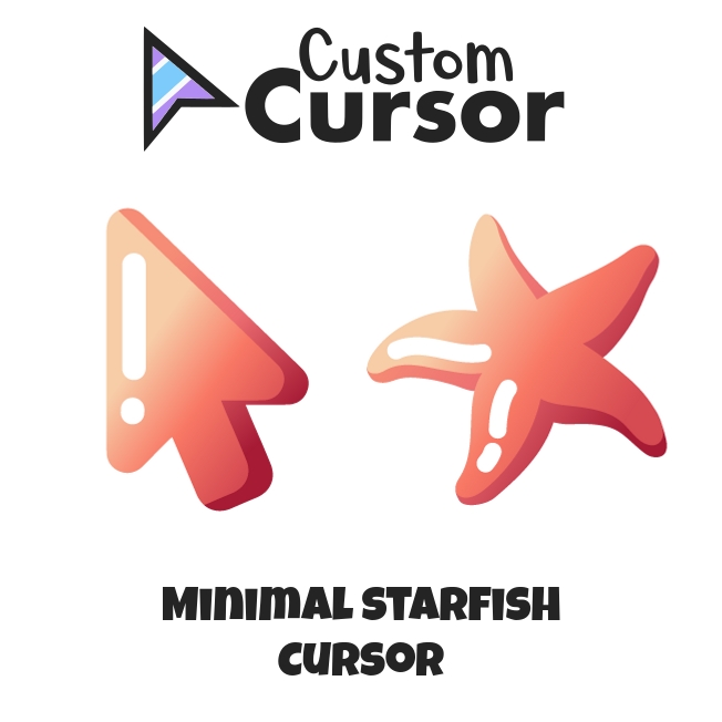 Minimal Starfish cursor – Custom Cursor