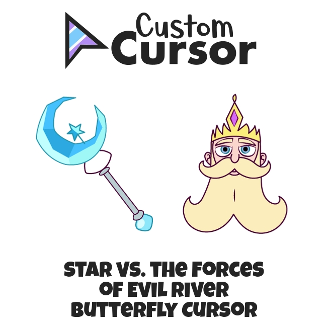 Star vs. the Forces of Evil River Butterfly cursor – Custom Cursor