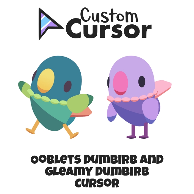 Ooblets Dumbirb and Gleamy Dumbirb cursor – Custom Cursor