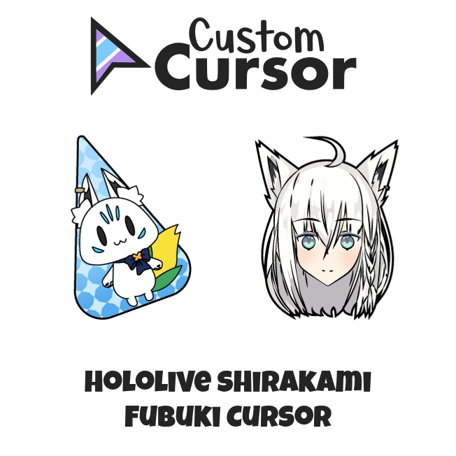 Hololive Shirakami Fubuki cursor – Custom Cursor
