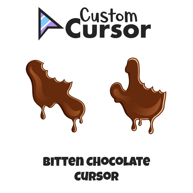 Bitten Chocolate cursor – Custom Cursor