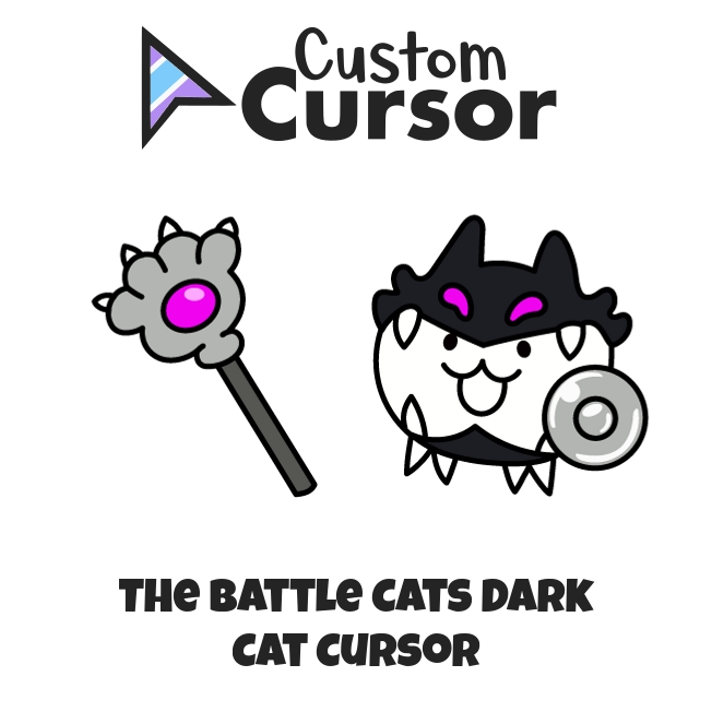 The Battle Cats Dark Cat cursor – Custom Cursor