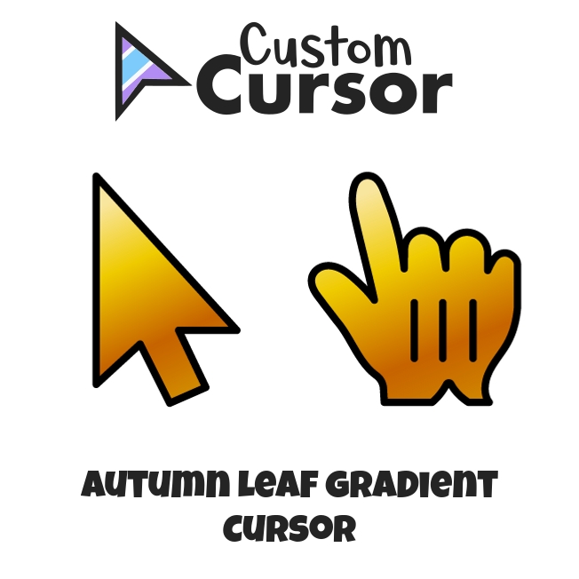 Autumn Leaf Gradient cursor – Custom Cursor