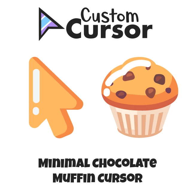 Minimal Chocolate Muffin cursor – Custom Cursor