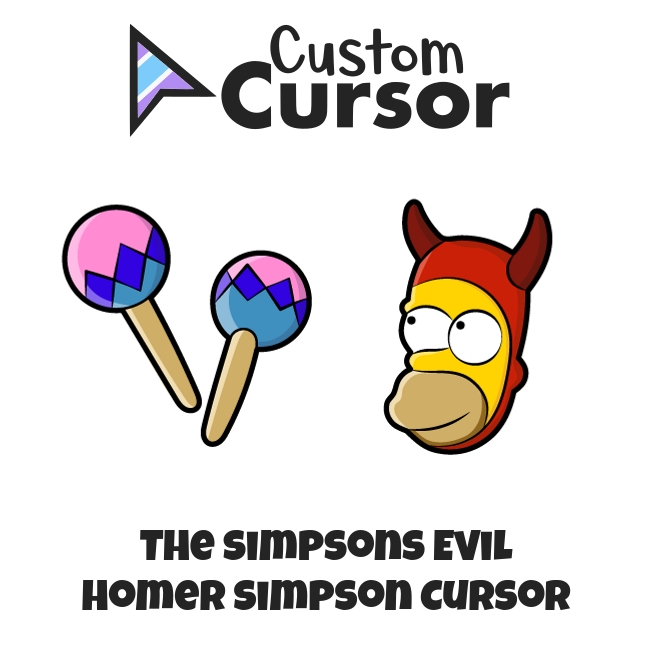 The Simpsons Evil Homer Simpson cursor – Custom Cursor