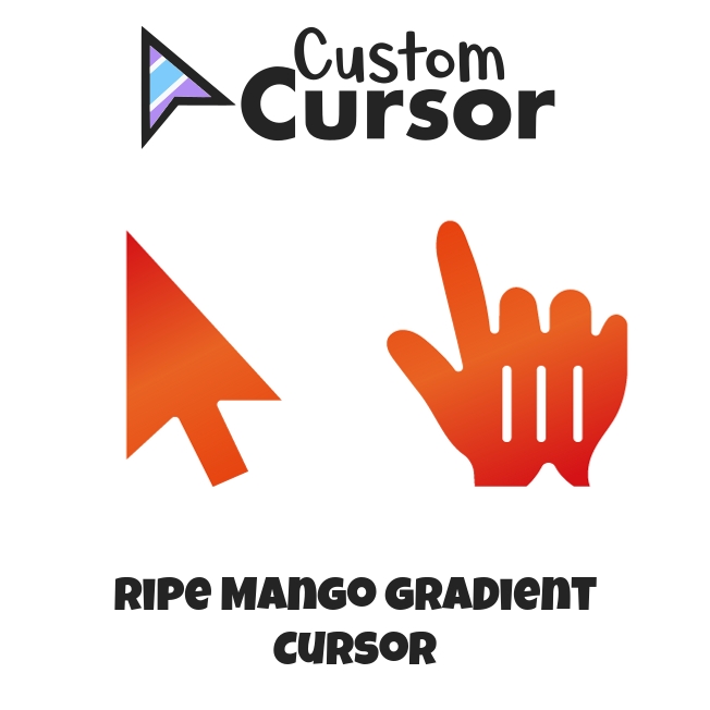 Ripe Mango Gradient cursor – Custom Cursor