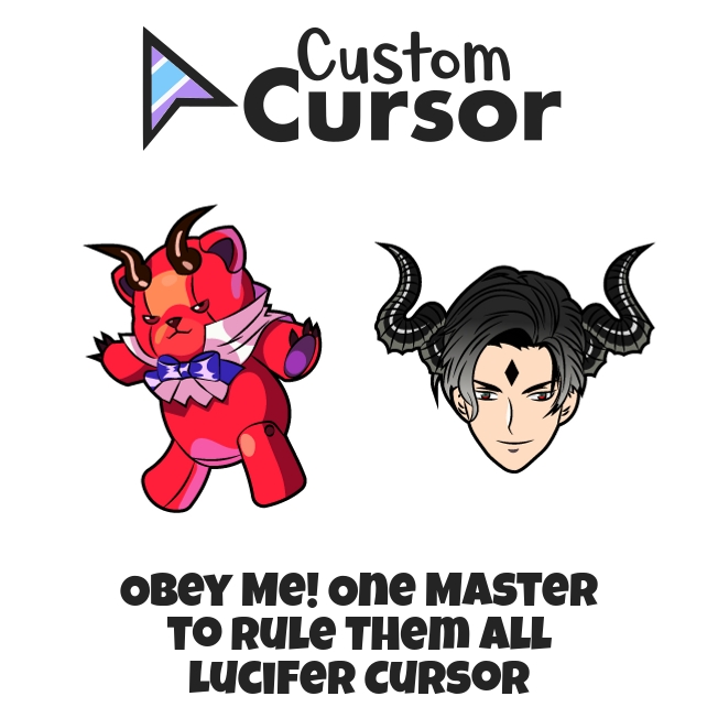 Obey Me! One Master to Rule Them All Lucifer cursor – Custom Cursor
