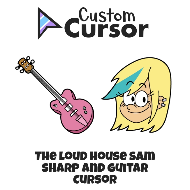 The Loud House Sam Sharp and Guitar cursor – Custom Cursor