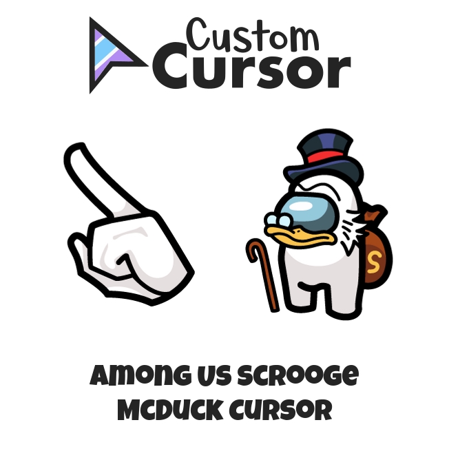 Among Us Scrooge McDuck Character cursor – Custom Cursor