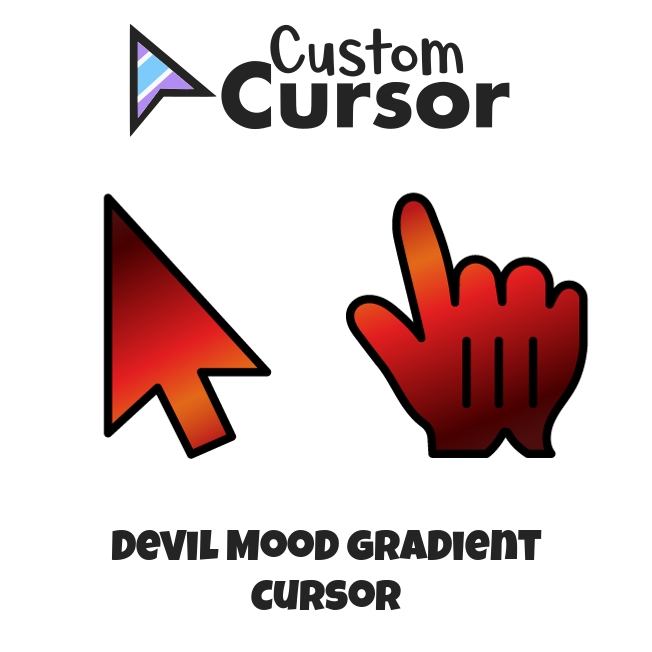 Devil Mood Gradient cursor – Custom Cursor