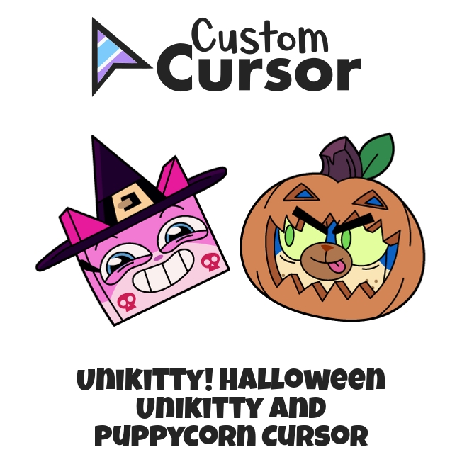 Unikitty! Halloween Unikitty and Puppycorn cursor – Custom Cursor
