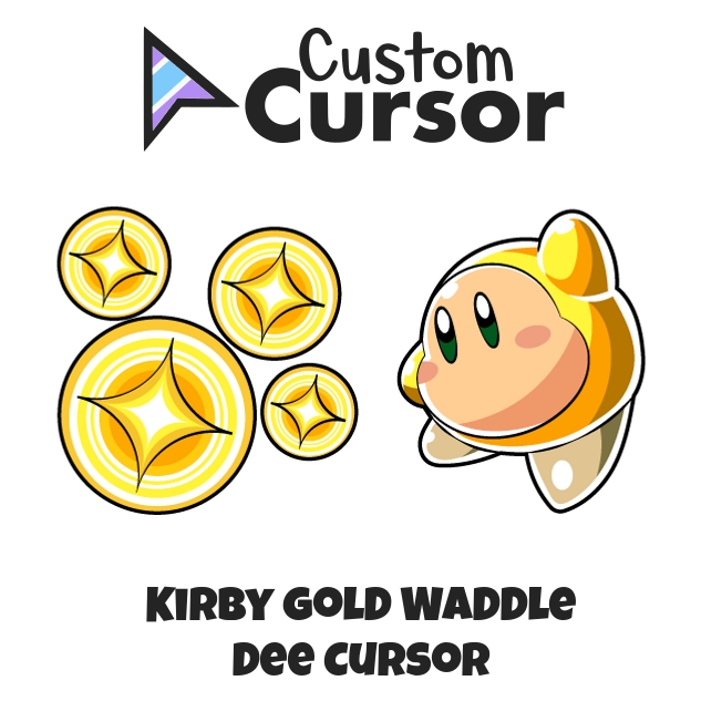 Kirby Gold Waddle Dee cursor – Custom Cursor
