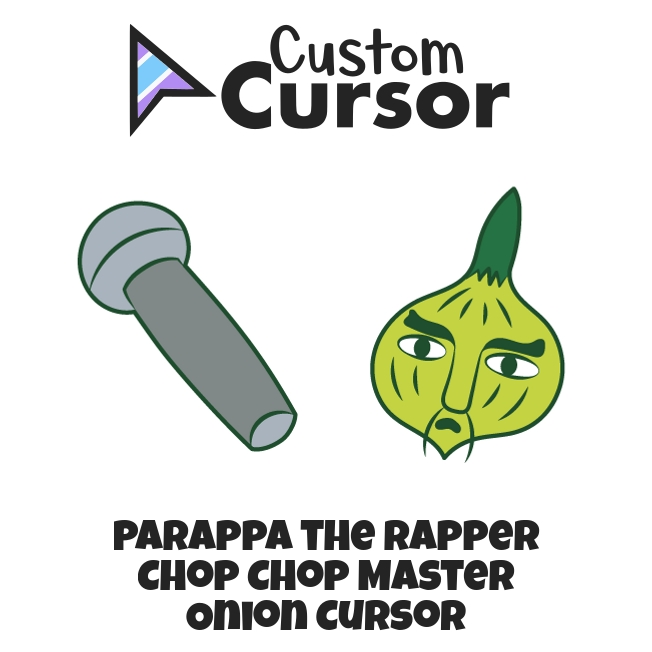 PaRappa the Rapper Chop Chop Master Onion cursor – Custom Cursor