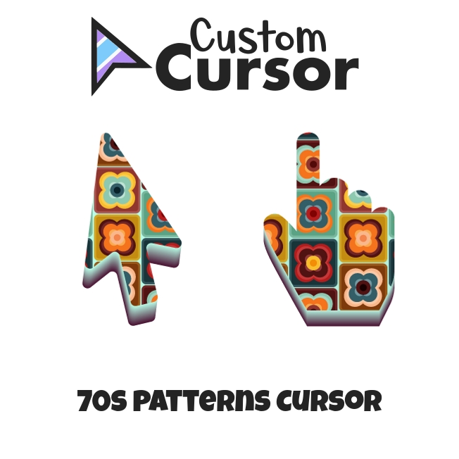 70s Patterns cursor – Custom Cursor