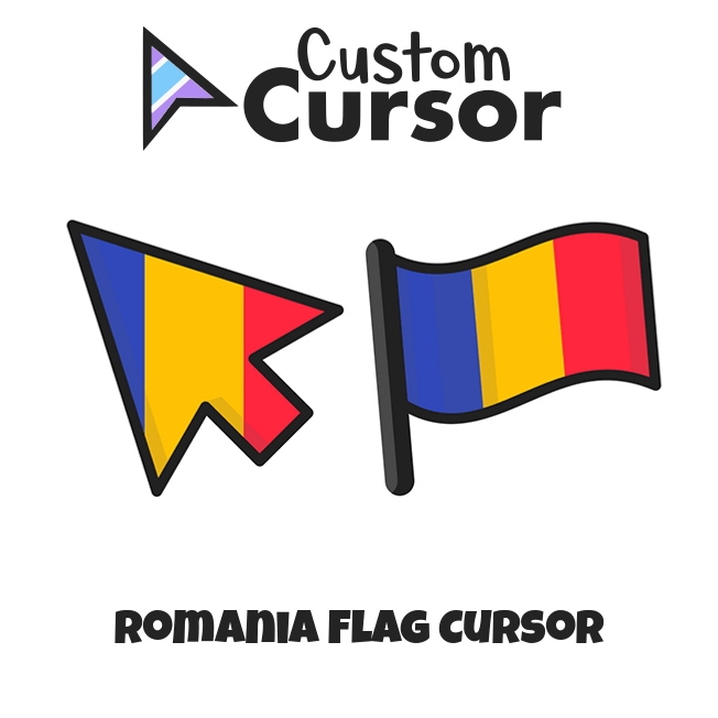 Romania Flag cursor – Custom Cursor