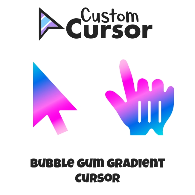 Bubble Gum Gradient cursor – Custom Cursor