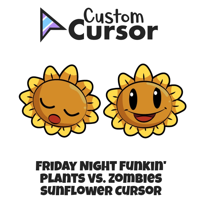 Friday Night Funkin' Plants vs. Zombies Sunflower Curseur – Custom Cursor