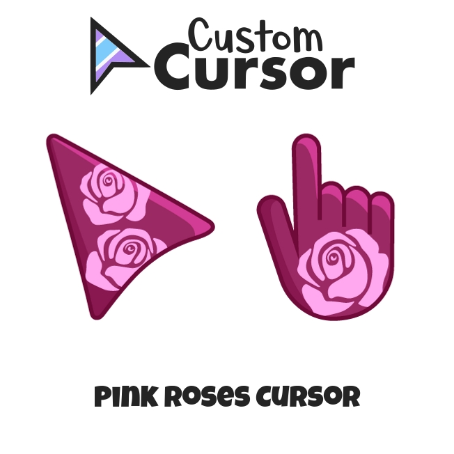 Pink Roses cursor – Custom Cursor
