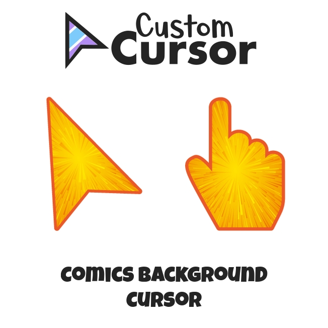 Comics Background cursor – Custom Cursor