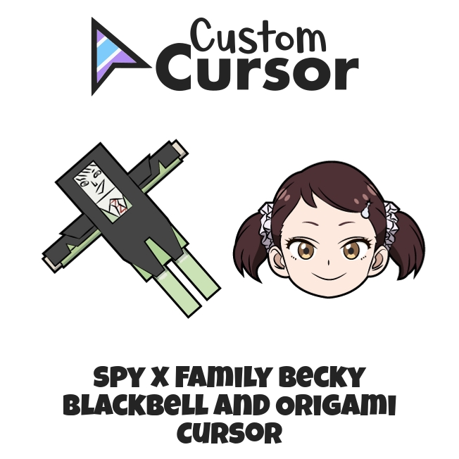 Spy x Family Becky Blackbell and Origami cursor – Custom Cursor
