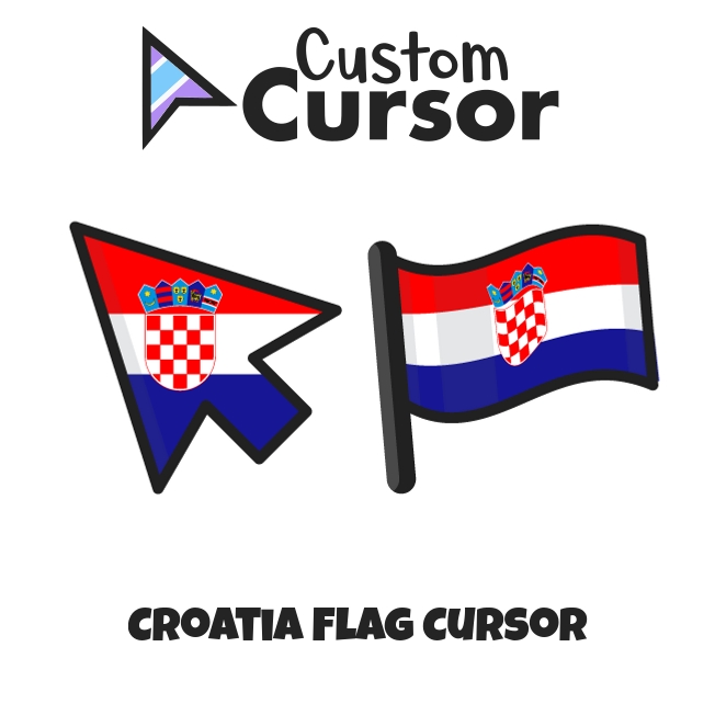 Croatia Flag cursor – Custom Cursor