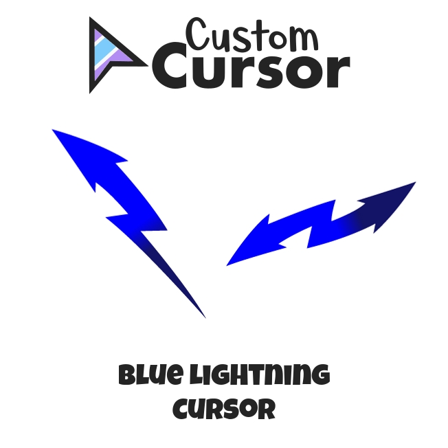 Blue Lightning Curseur – Custom Cursor