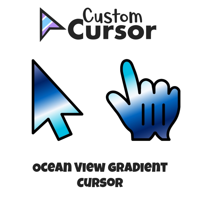 Ocean View Gradient cursor – Custom Cursor