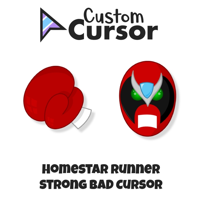 Homestar Runner Strong Bad cursor – Custom Cursor