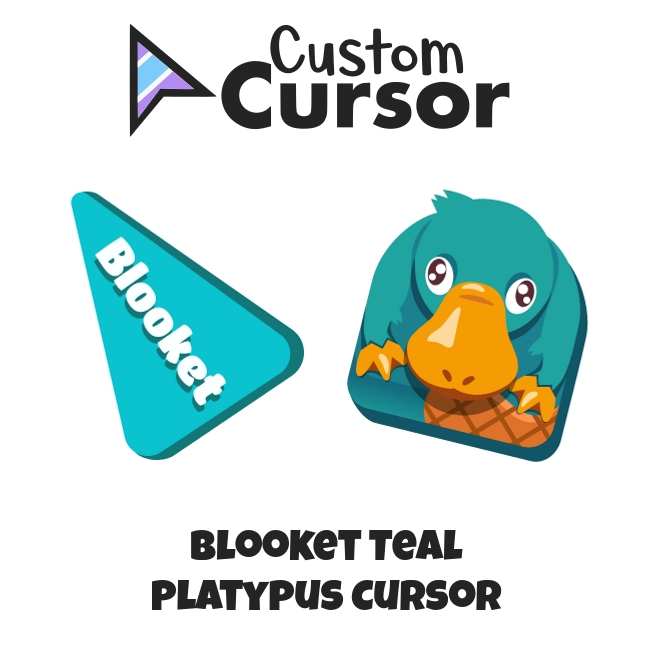 Blooket Teal Platypus cursor – Custom Cursor