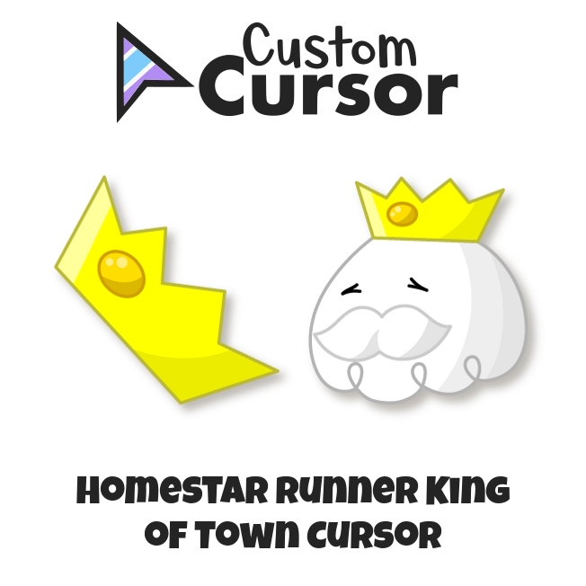 Homestar Runner King of Town cursor – Custom Cursor