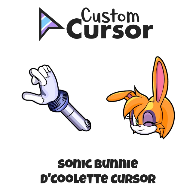 Sonic Bunnie D'Coolette Curseur – Custom Cursor