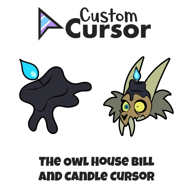 The Owl House Bill and Candle cursor – Custom Cursor