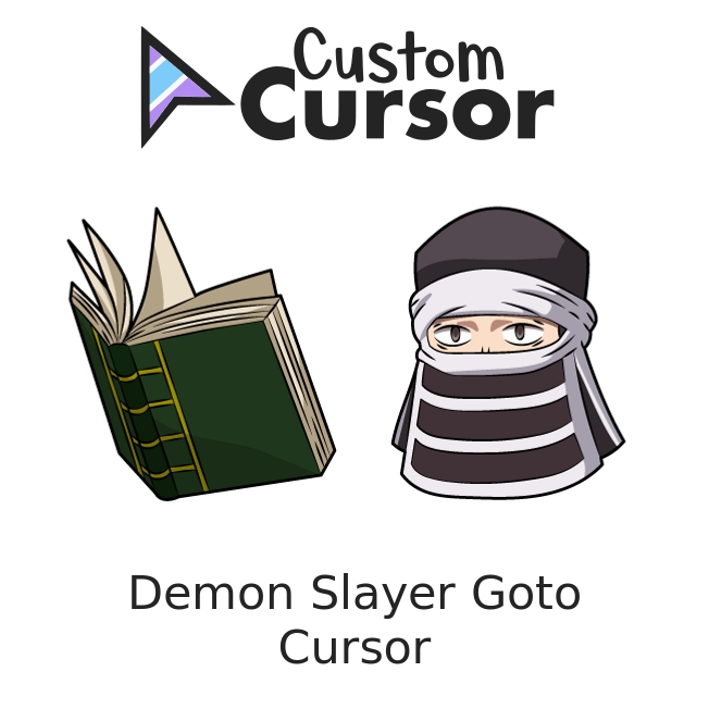 Demon Slayer Goto and Book cursor – Custom Cursor