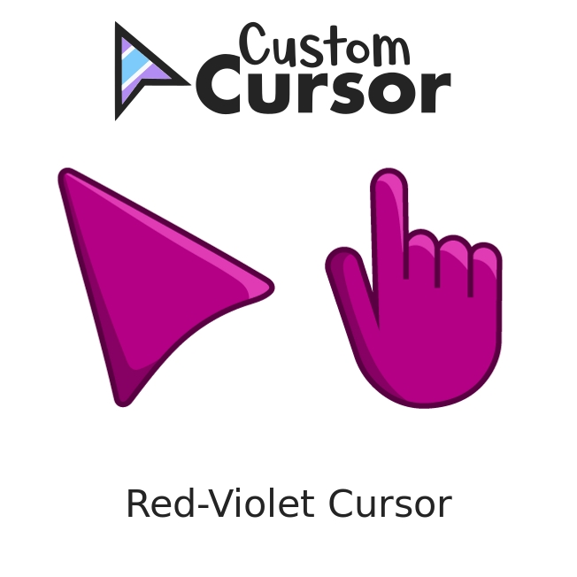 Red-Violet cursor – Custom Cursor