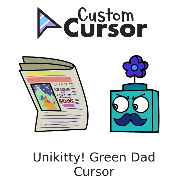 Unikitty! Green Dad cursor – Custom Cursor
