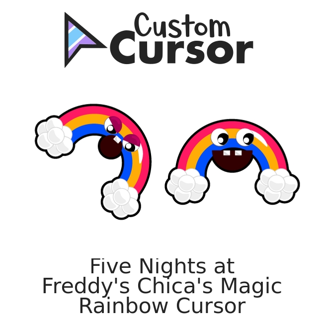 Five Nights at Freddy's Chica's Magic Rainbow cursor – Custom Cursor