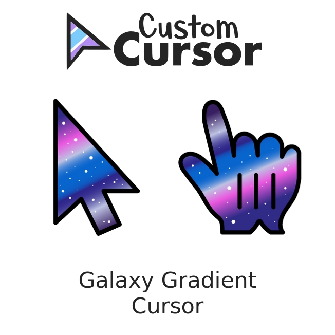 Galaxy Gradient cursor – Custom Cursor