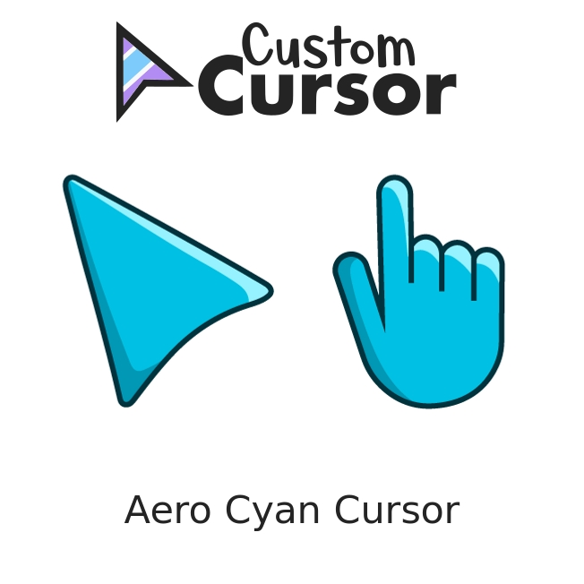 Aero Cyan cursor – Custom Cursor