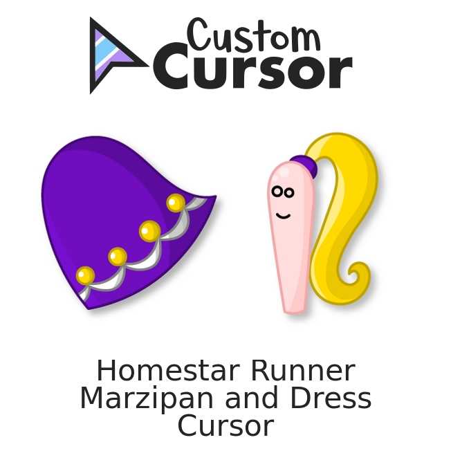 Homestar Runner Marzipan and Dress cursor – Custom Cursor