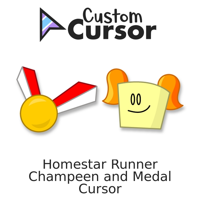 Homestar Runner Champeen and Medal cursor – Custom Cursor